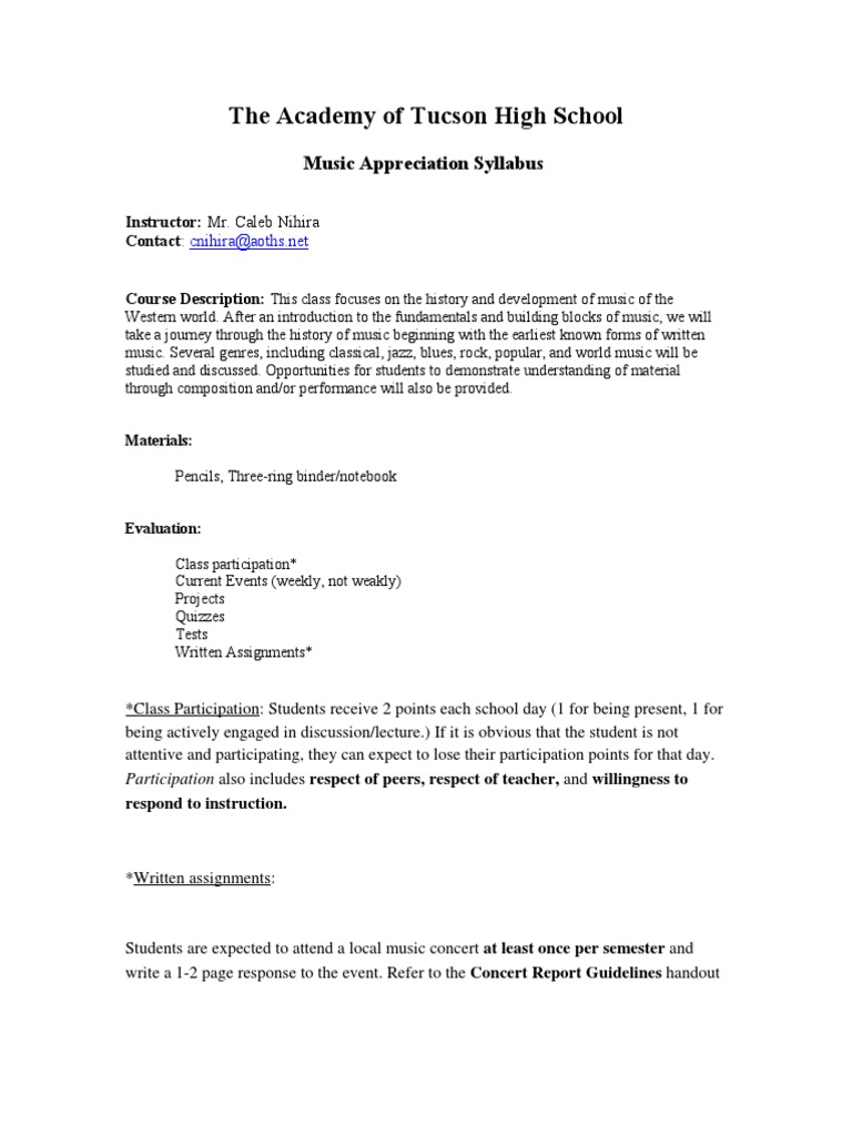 Music Appreciation | PDF