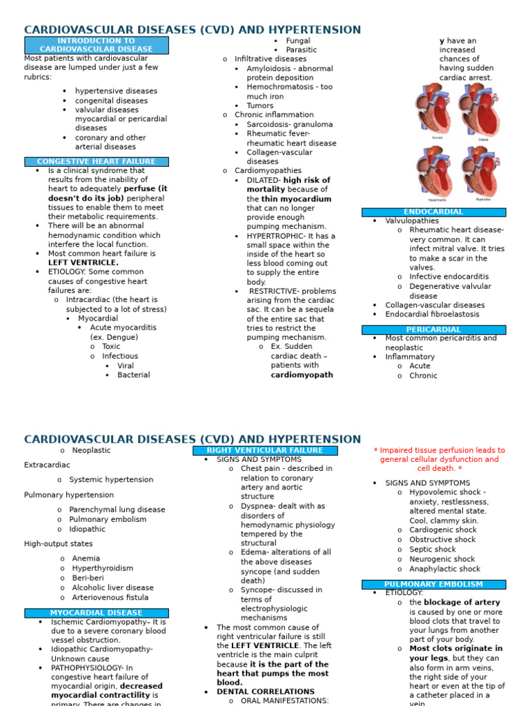Introduction To Cardiovascular Disease | PDF | Heart | Shock (Circulatory)