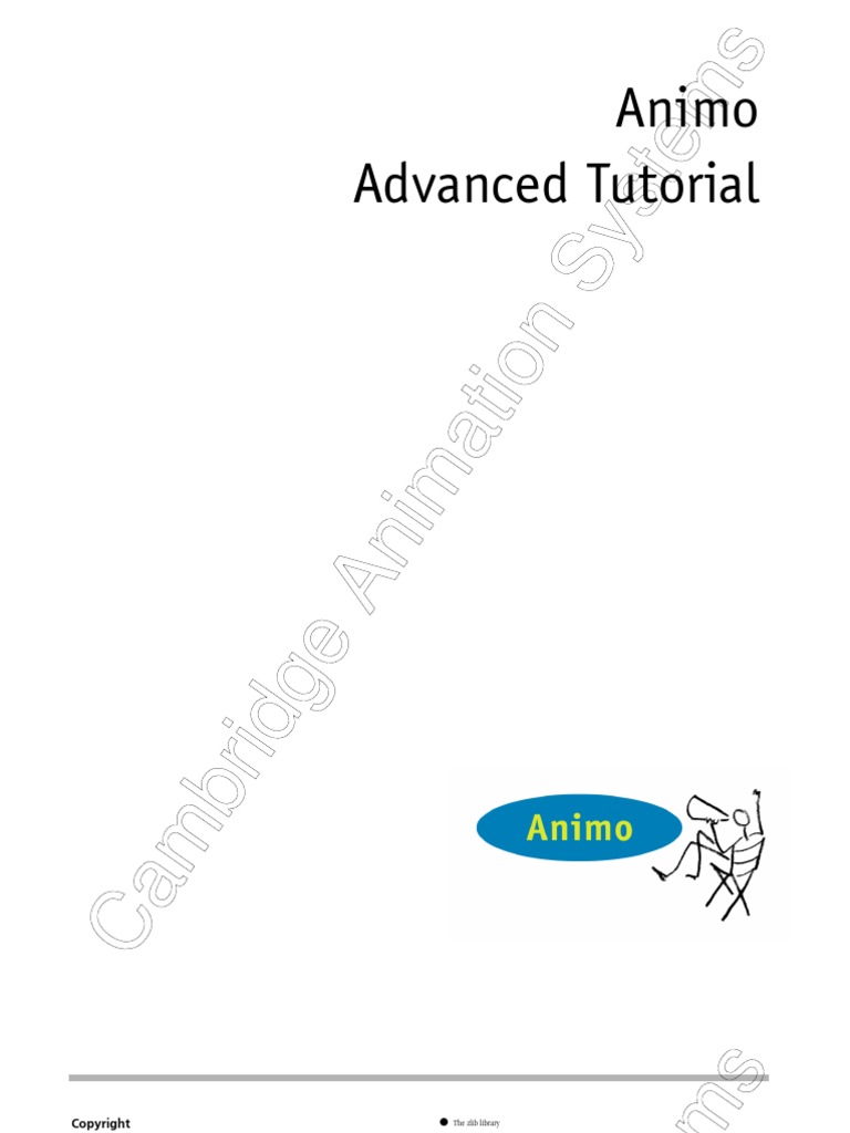 Cambridge Animation ANIMO Advanced Tutorial | PDF | Intellectual ...