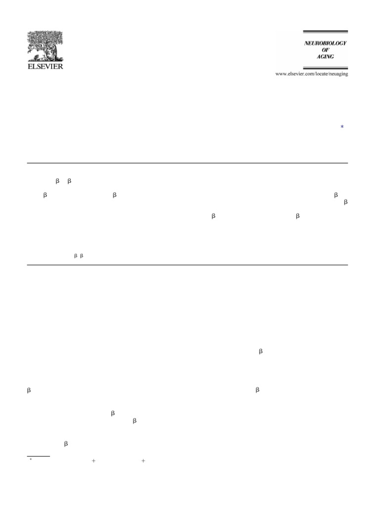 (2003) Amyloid Deposition Precedes Tangle Formation in a Triple ...