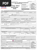 Civil Service Exam Application Form 2023 | PDF | Identity Document