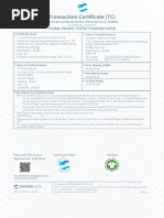 Transaction Certificates Application Guide | PDF | Specification ...