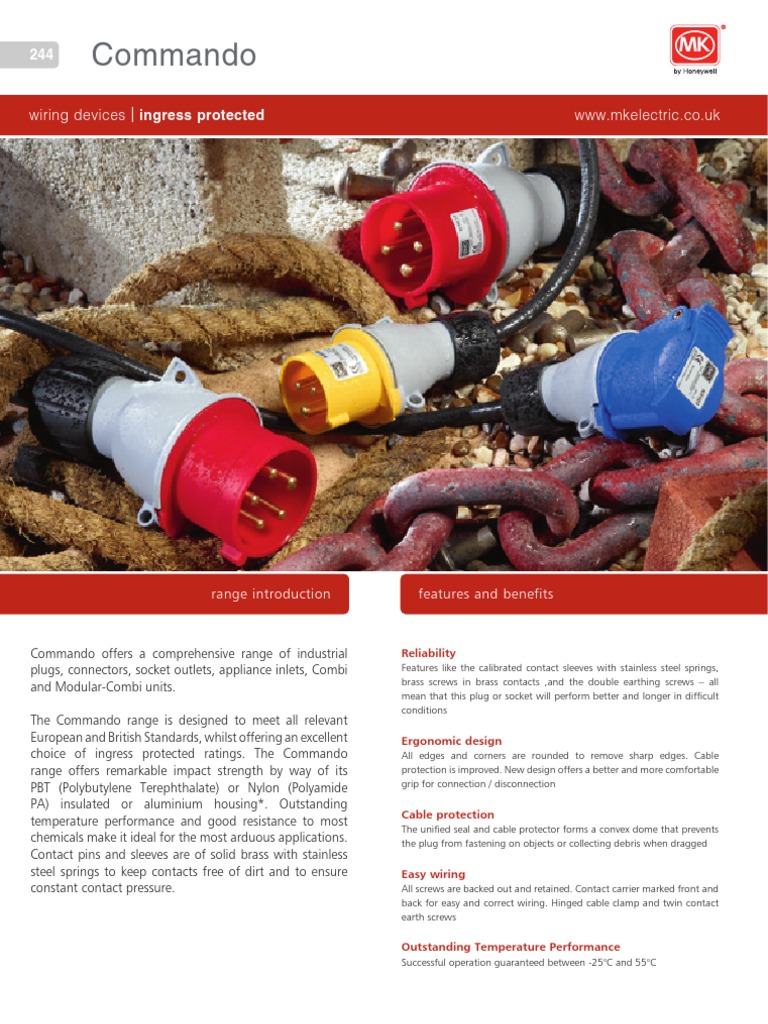 Cat MK Commando | PDF | Electrical Connector | Ac Power Plugs And Sockets