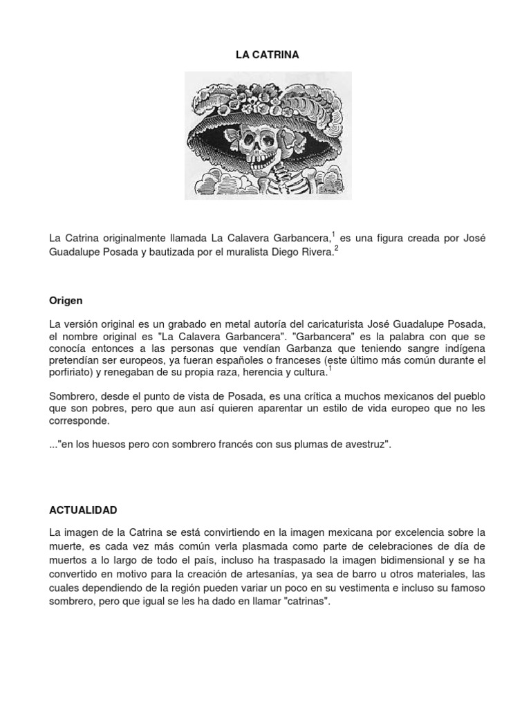 La Catrina | PDF