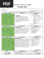 12 UEFA B Session Plans | PDF | Forward (Association Football) | Defender (Association Football)