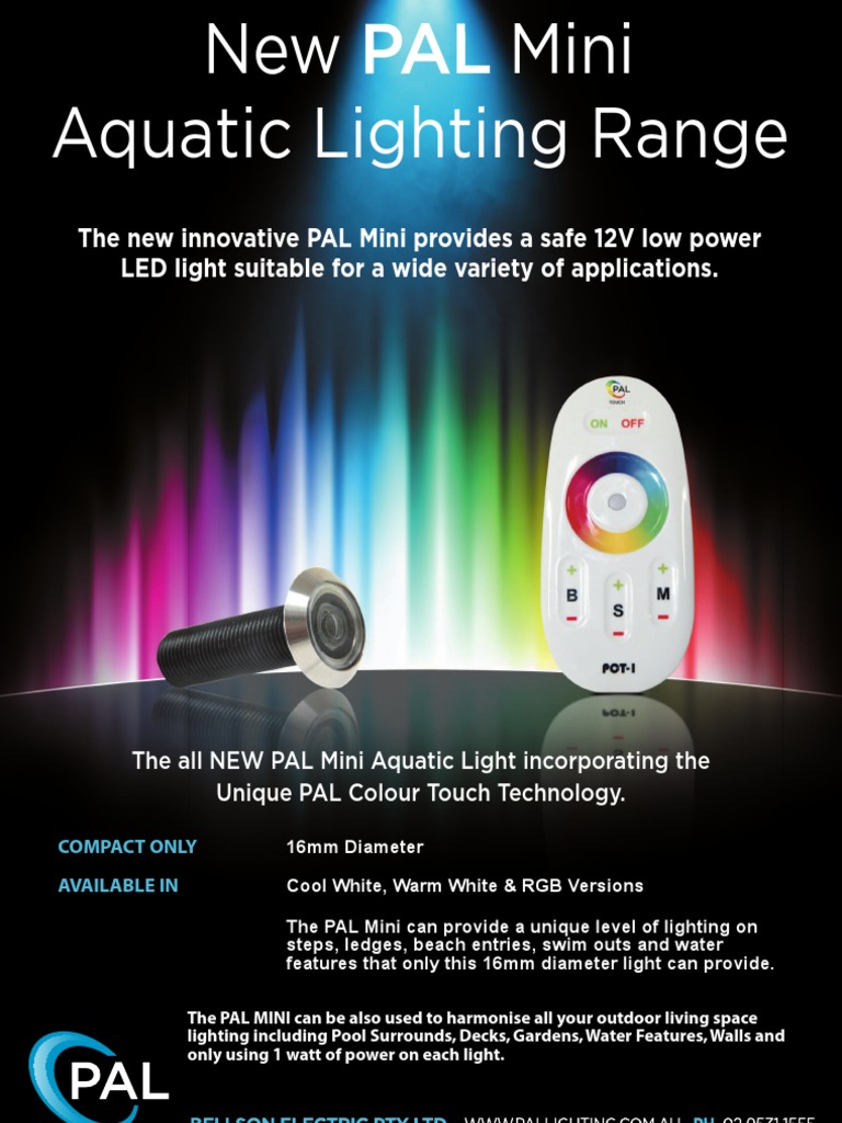 Pal Mini Brochure | PDF | Light Emitting Diode | Mains Electricity