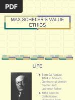 Max Scheler’S Hierarchy Of Values: Prepared by: Subject: ETHICS | Value ...