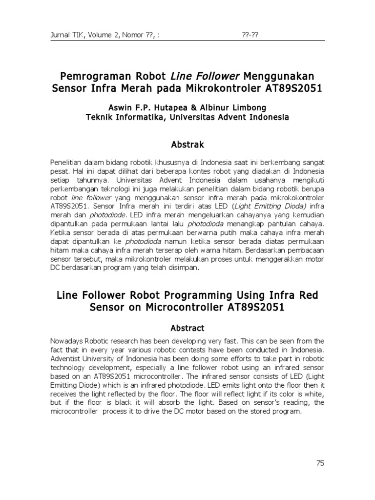 Robot Line Follower | PDF