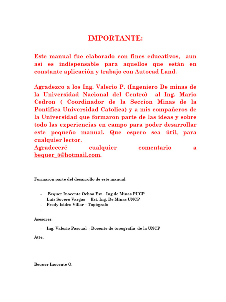 MANUAL_BASICO_LAND_COMPANION__2_ | PDF | Cad automático | Ventana ...