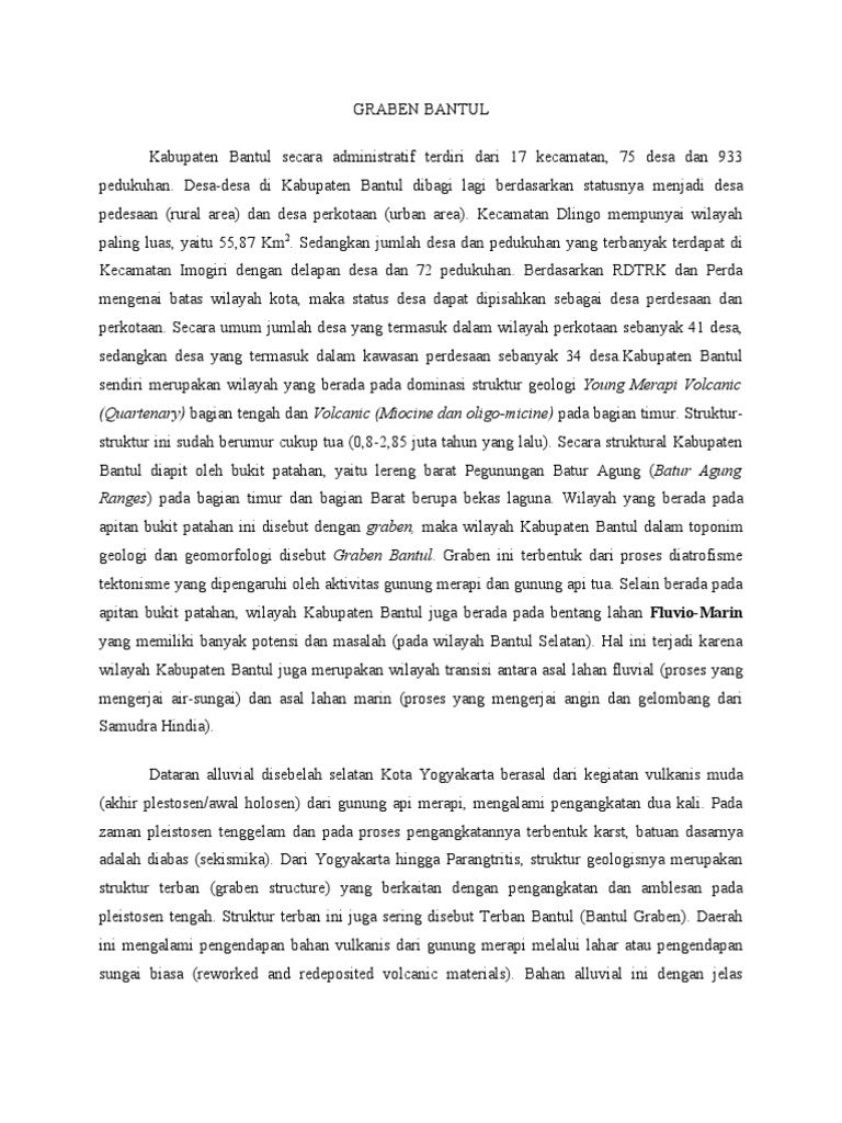 Graben Bantul | PDF