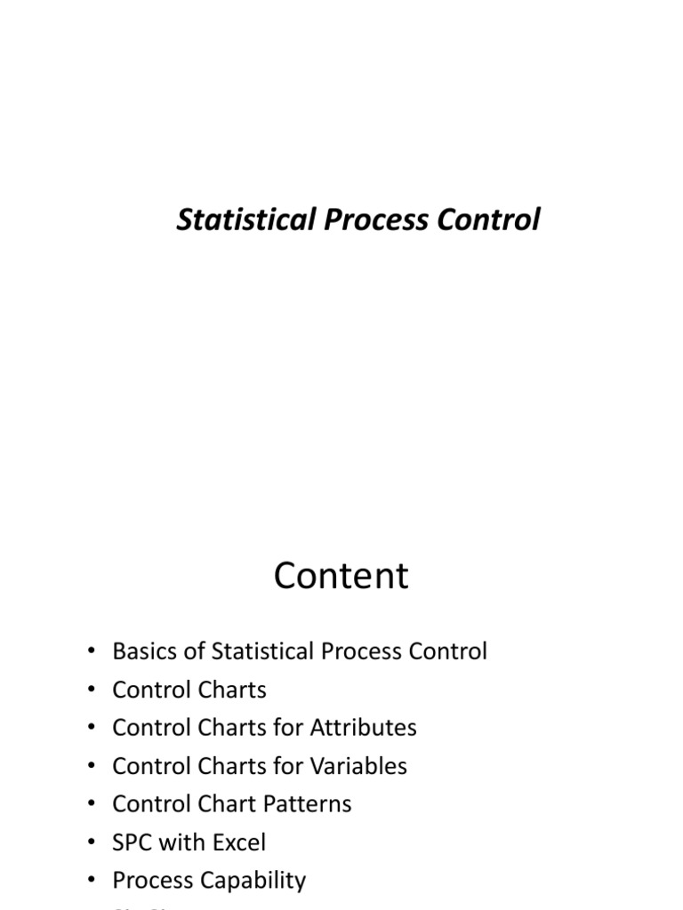 Statistical Quality Control (SQC) Final | PDF | Standard Deviation ...