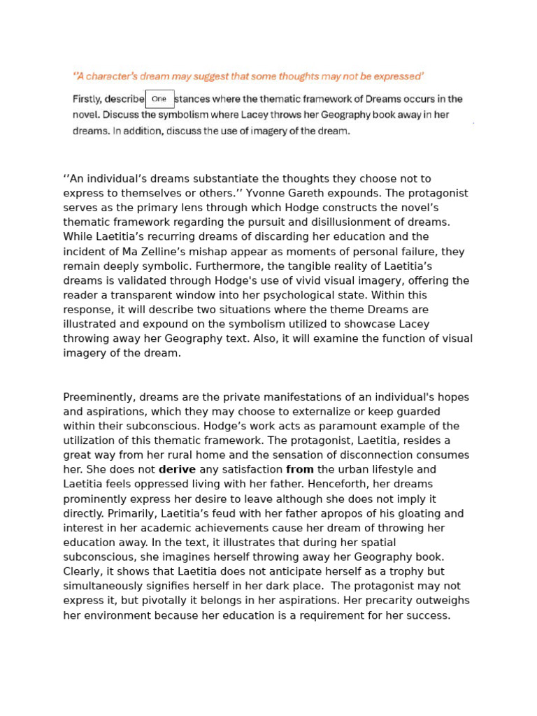 For the Life of Laetitia (4) | PDF | Dream | Cognition