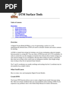 Surpac DTM - Surfaces Tutorial | PDF | Contour Line | Cartesian ...