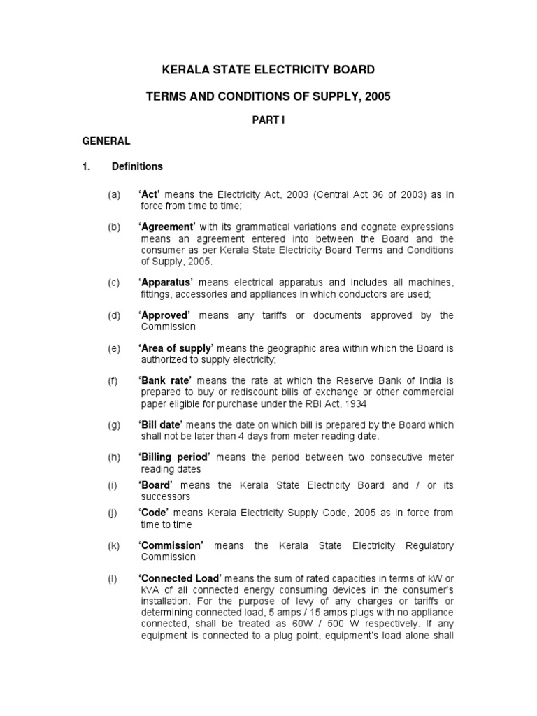 Kseb Connection | PDF