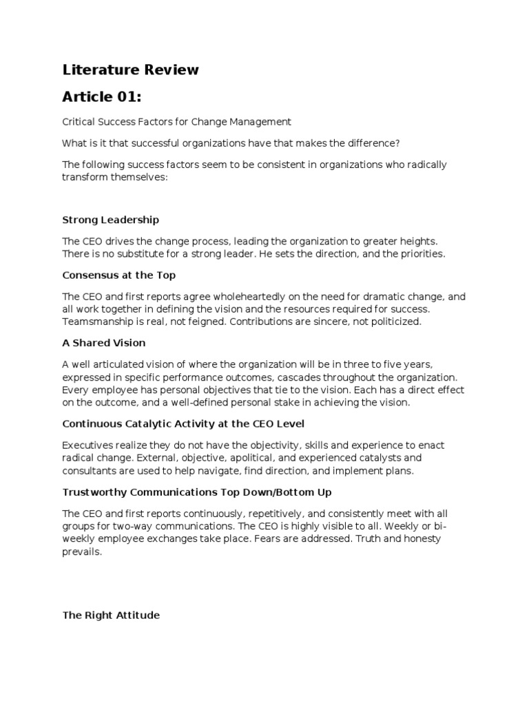 Literature Review | Download Free PDF | Lean Manufacturing | Six Sigma