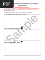 EOI Template for Project Proposals | PDF | Budget | Economies