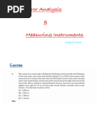 Least Count of Measuring Instruments | PDF