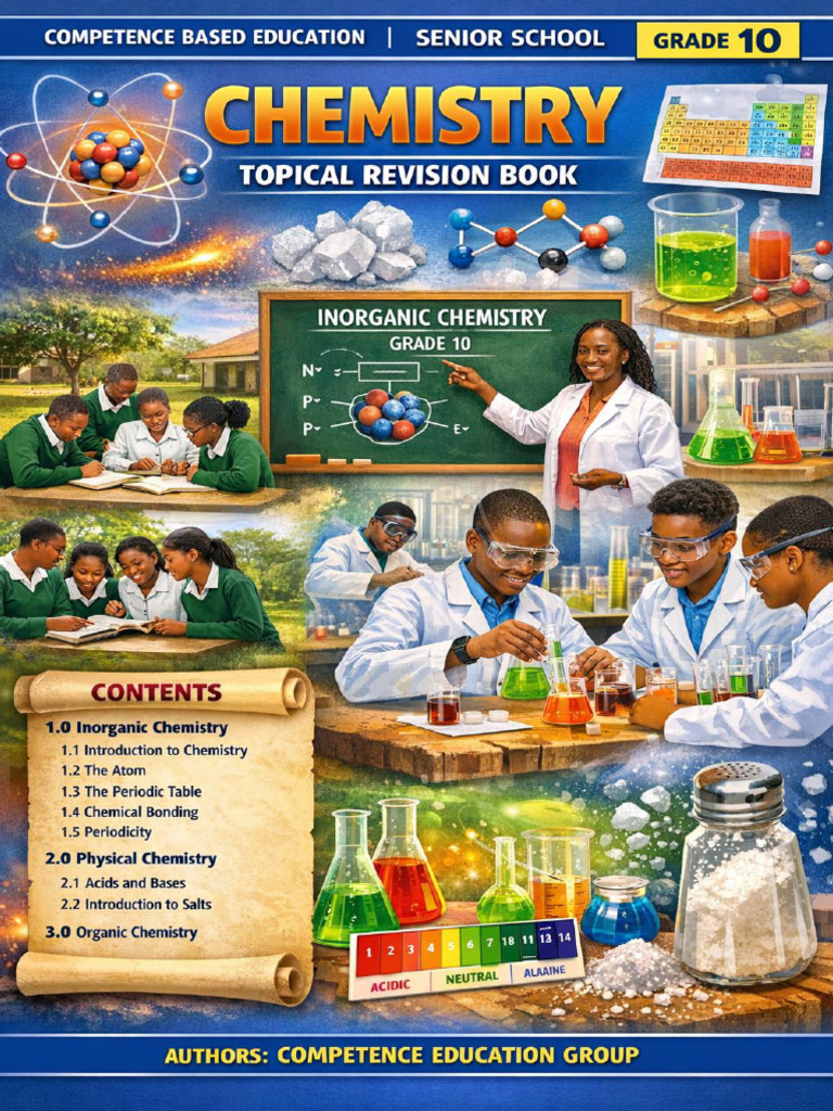 Grade 10 Chemistry Topical Revision Book | PDF | Atoms | Chemical Elements