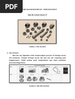 Panduan Ukuran Baut dan Sekrup | PDF | Teknologi & Rekayasa