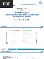 HRMS Leave Application Guide | PDF
