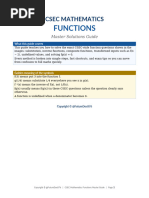 GCSE Inverse Functions Exam Questions | PDF | Function (Mathematics ...