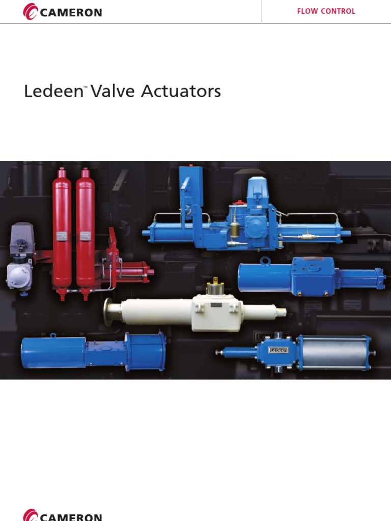 Ledeen Actuator General Catalogue - Entire Line | PDF | Valve | Actuator
