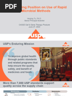 Growth Promotion Test: USP Guidelines | PDF
