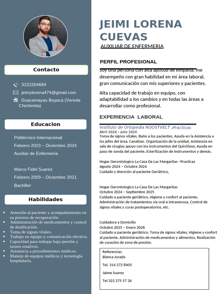 Curriculum Vitae Plantilla Word Editable – Modelo Formal y Atractivo ...