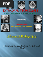 Extraoral Anatomical Landmarks Guide | PDF | Skull | Human Head And Neck