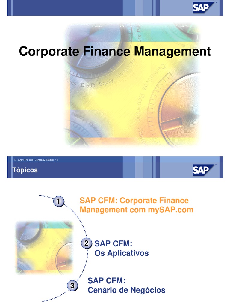 Sap - CFM | PDF | Taxa de câmbio | Moeda