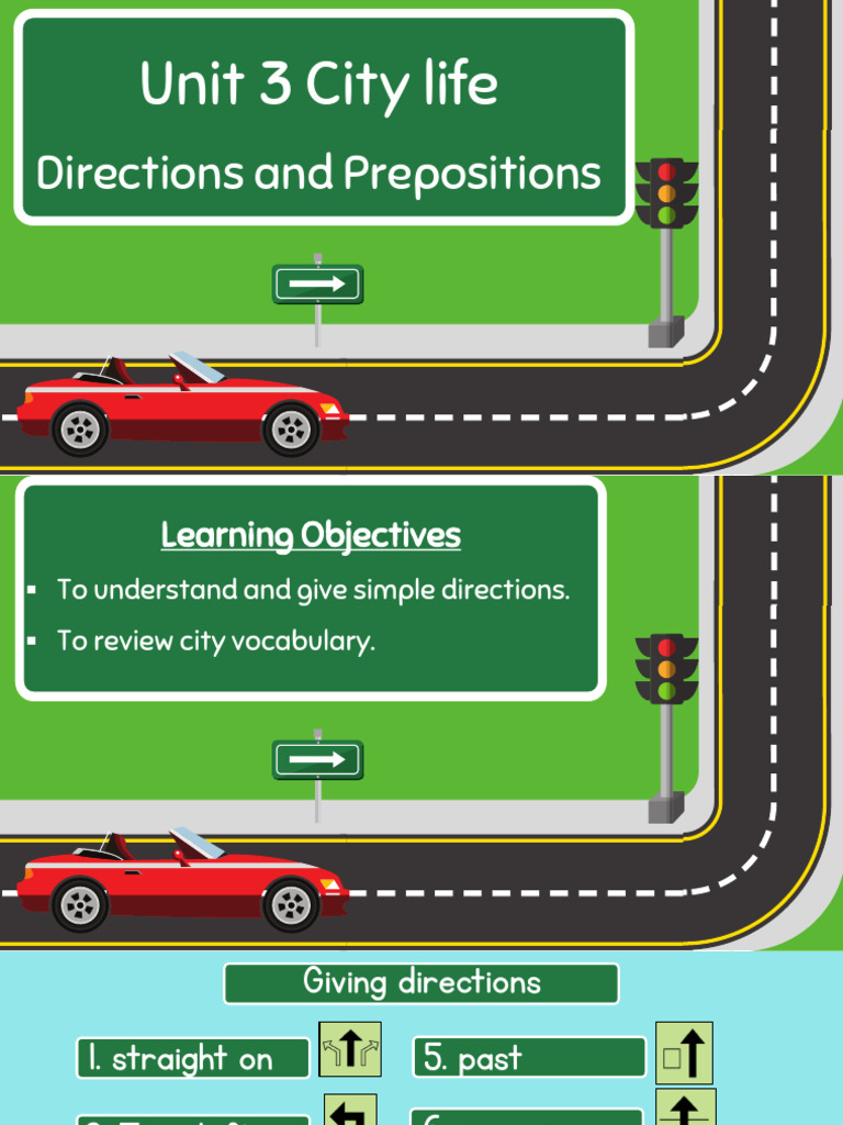 Directions+and+Prepositions+Vocabulary+Review | PDF