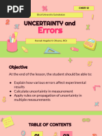 Calculating Uncertainty in GCSE Chemistry | PDF | Chemical Substances ...
