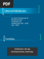 PDF Farmacos+Uteroinhibidores+ (Tocoliticos) | PDF | Parto | Hipertensión