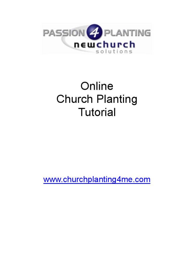 Getting Equipped to Launch a Successful Church Plant: An Overview of ...