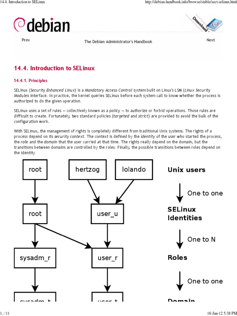 Introduction To SELinux | PDF | Utility Software | System Software