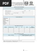 Hoja de Enfermería Imss | PDF | Medicina | Especialidades Medicas