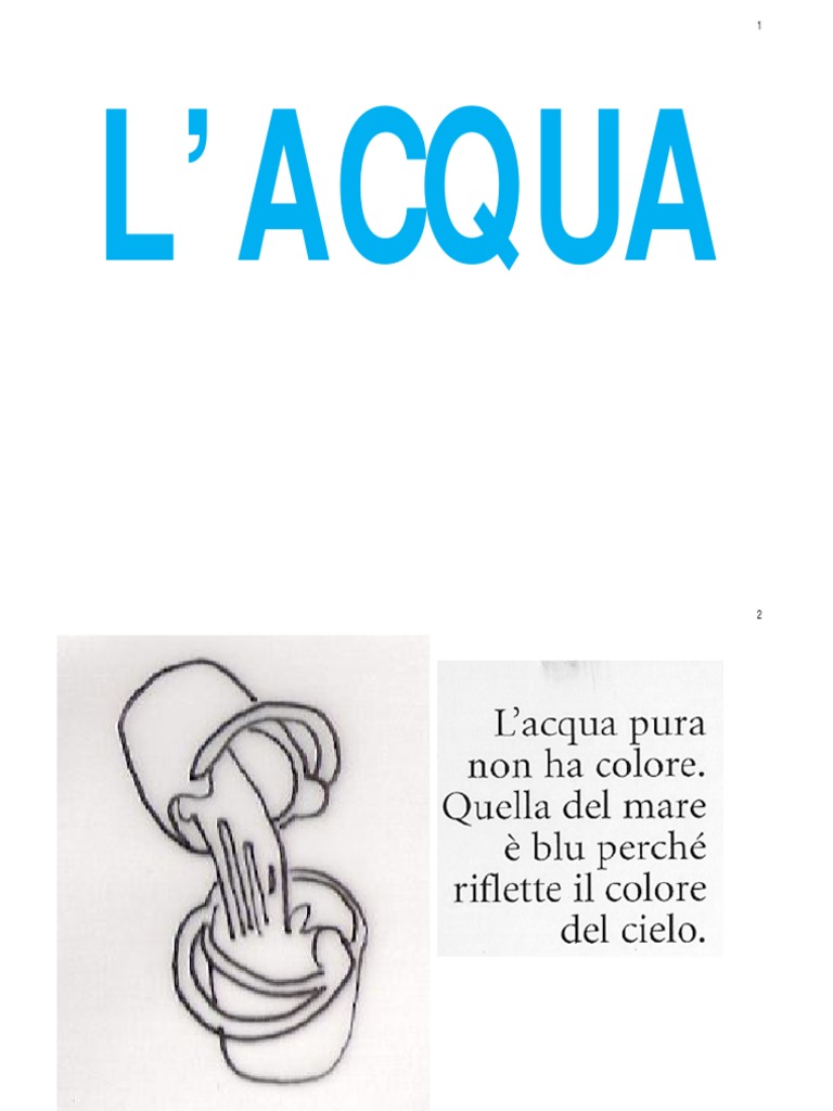 L'ACQUA | PDF