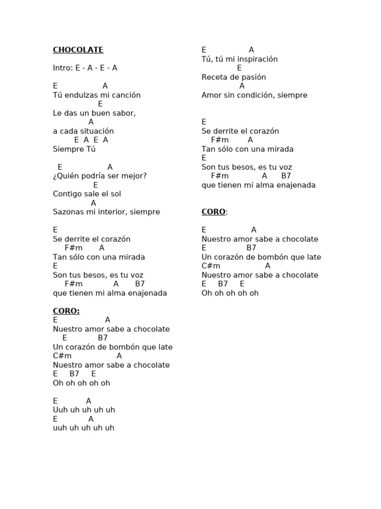 Chocolate | PDF