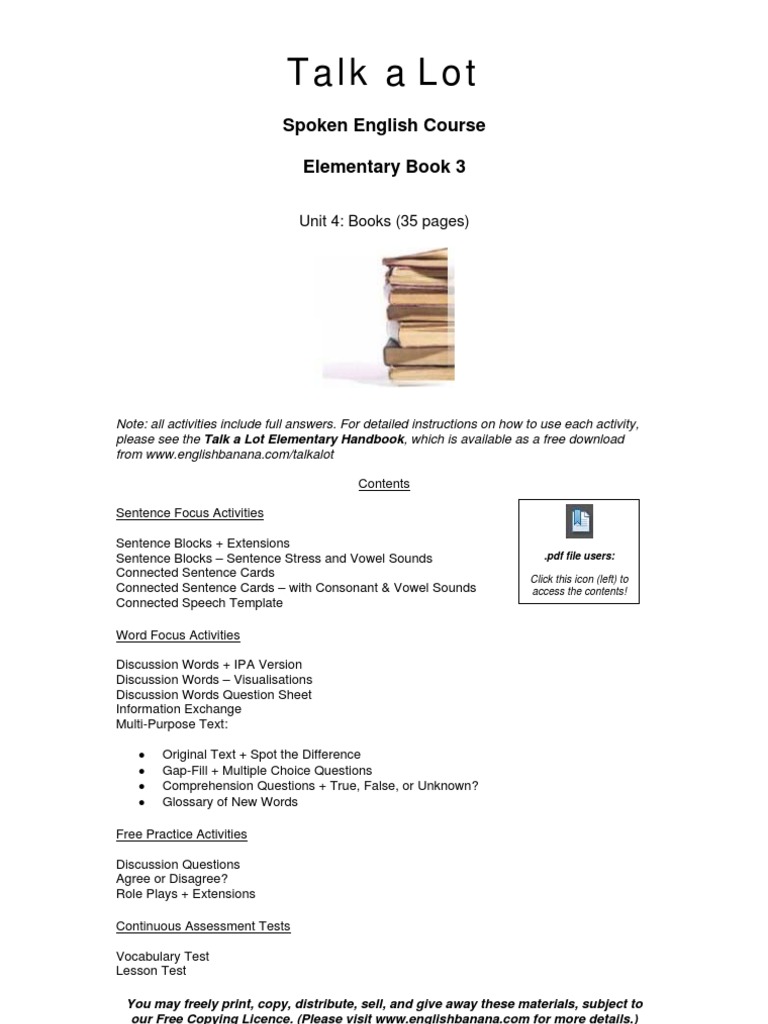 Spoken English Notes | PDF