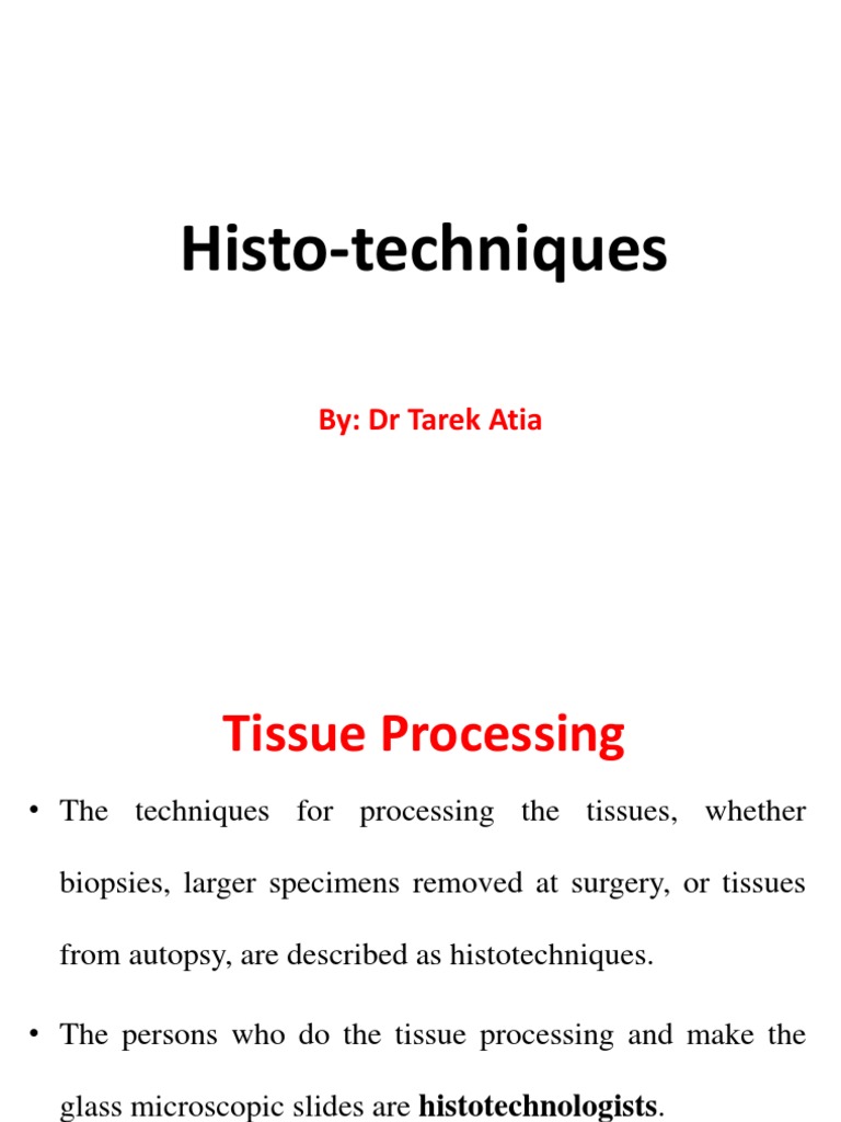Faculty 363 Histotechnique Lectures - 2 | PDF | Fixation (Histology ...