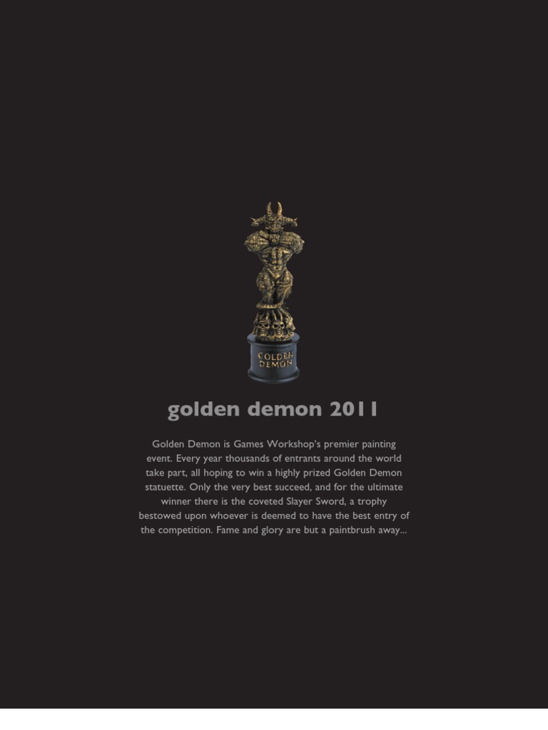 Golden Demon Rules 2011 | PDF | Leisure