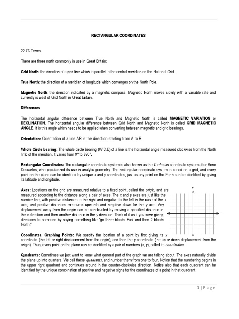 Surveying | PDF | Cartesian Coordinate System | Coordinate System