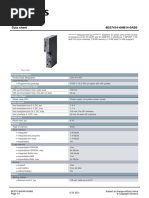 Siemens S7-300 CPU 315-2DP Datasheet | PDF | Direct Current | Bit Rate