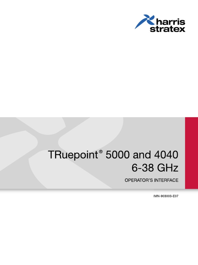 TRuepoint 4040 5000 Operator S Interface Manual1 | Download Free PDF ...