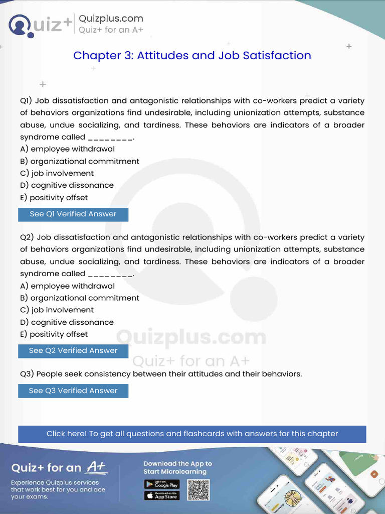 Job Dissatisfaction and Antagonistic Relationships With Coworkers ...
