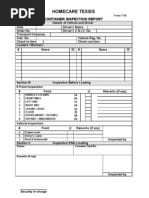 7 Point Container Inspection Checklist | PDF | Components ...