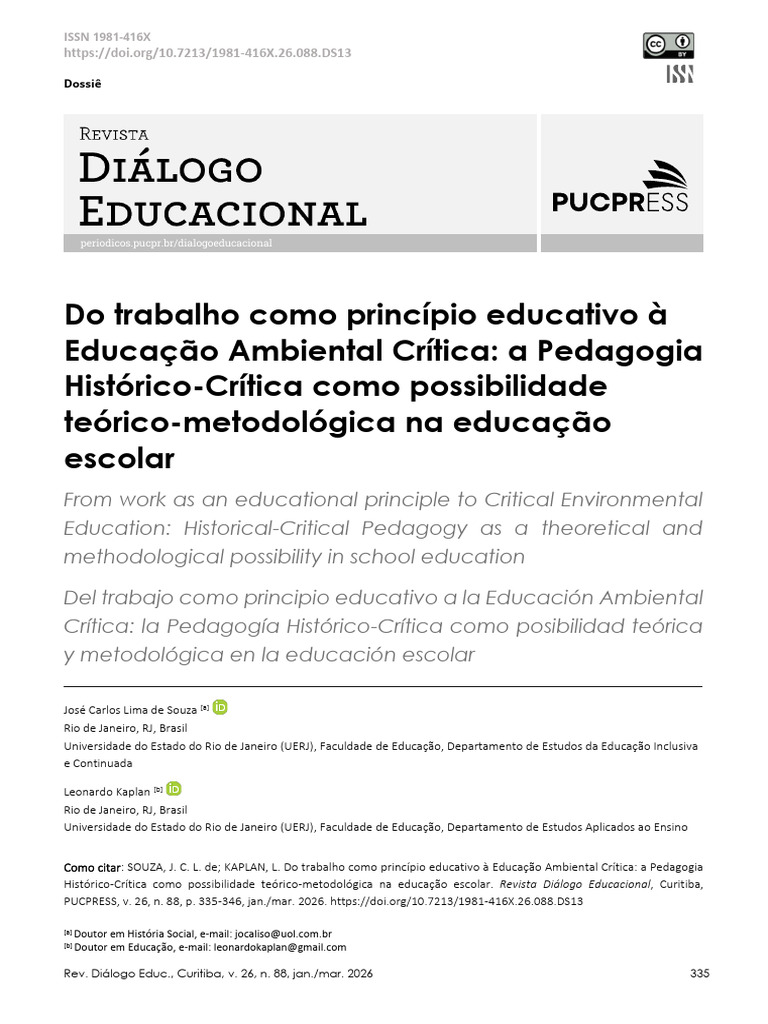 33832-Texto do Artigo-54530-86627-10-20260318 | PDF | Sociologia ...