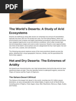 Geography of the Sahara Desert Explained | PDF | Sahara | Desert