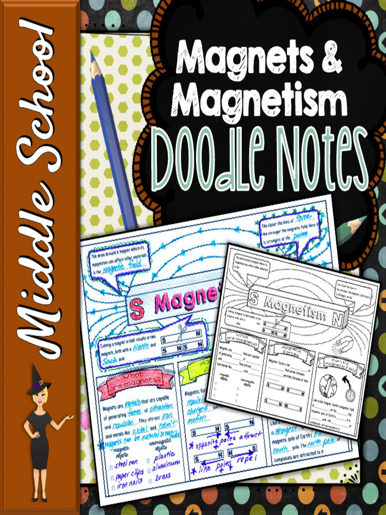 MagnetsandMagnetismDoodleNotesScienceDoodleNotes-1 | PDF | Magnetism ...