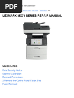 Reset Lexmark Printer to Factory Defaults | PDF | Printer (Computing ...